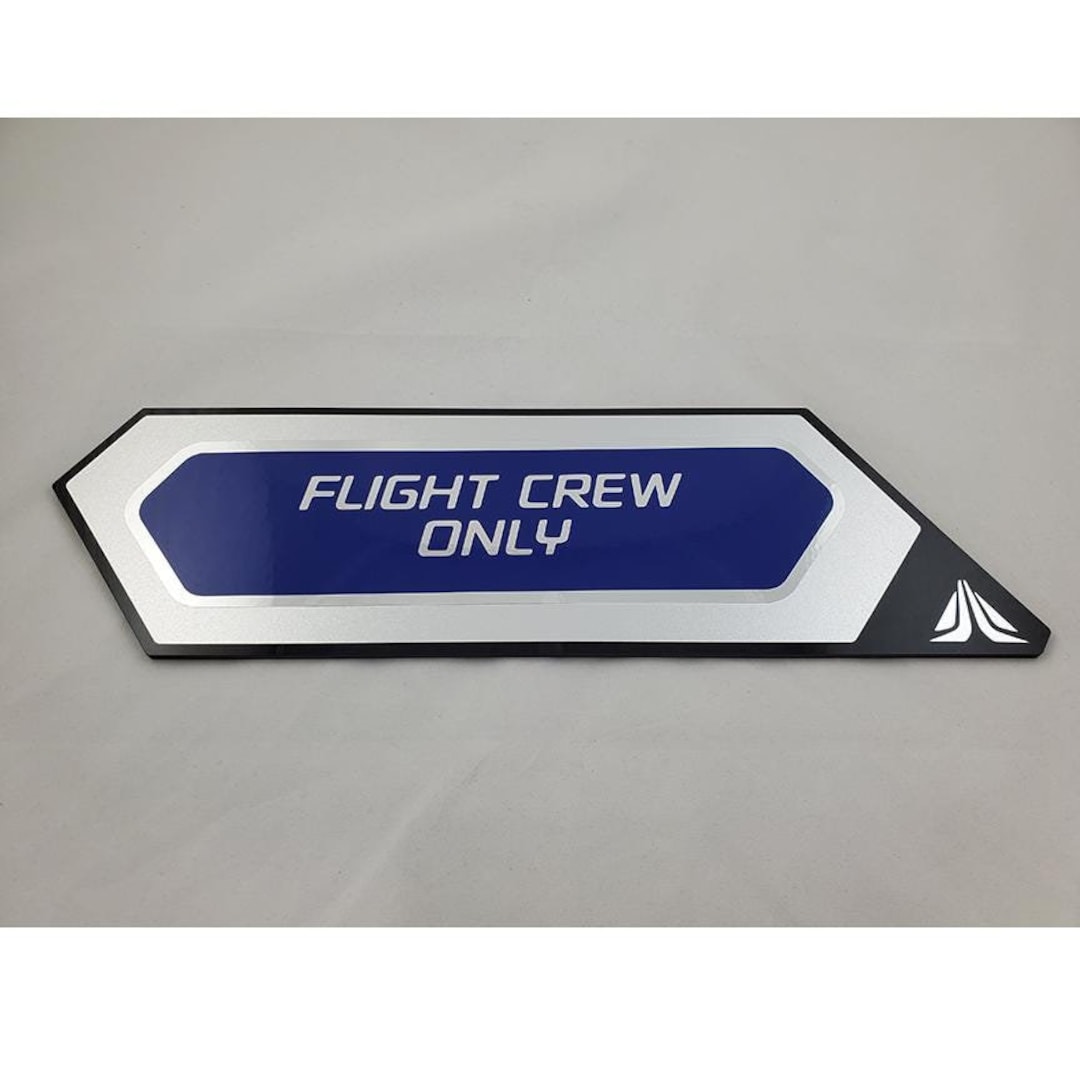 Disney Star Tours flight Crew Only Sign - Etsy