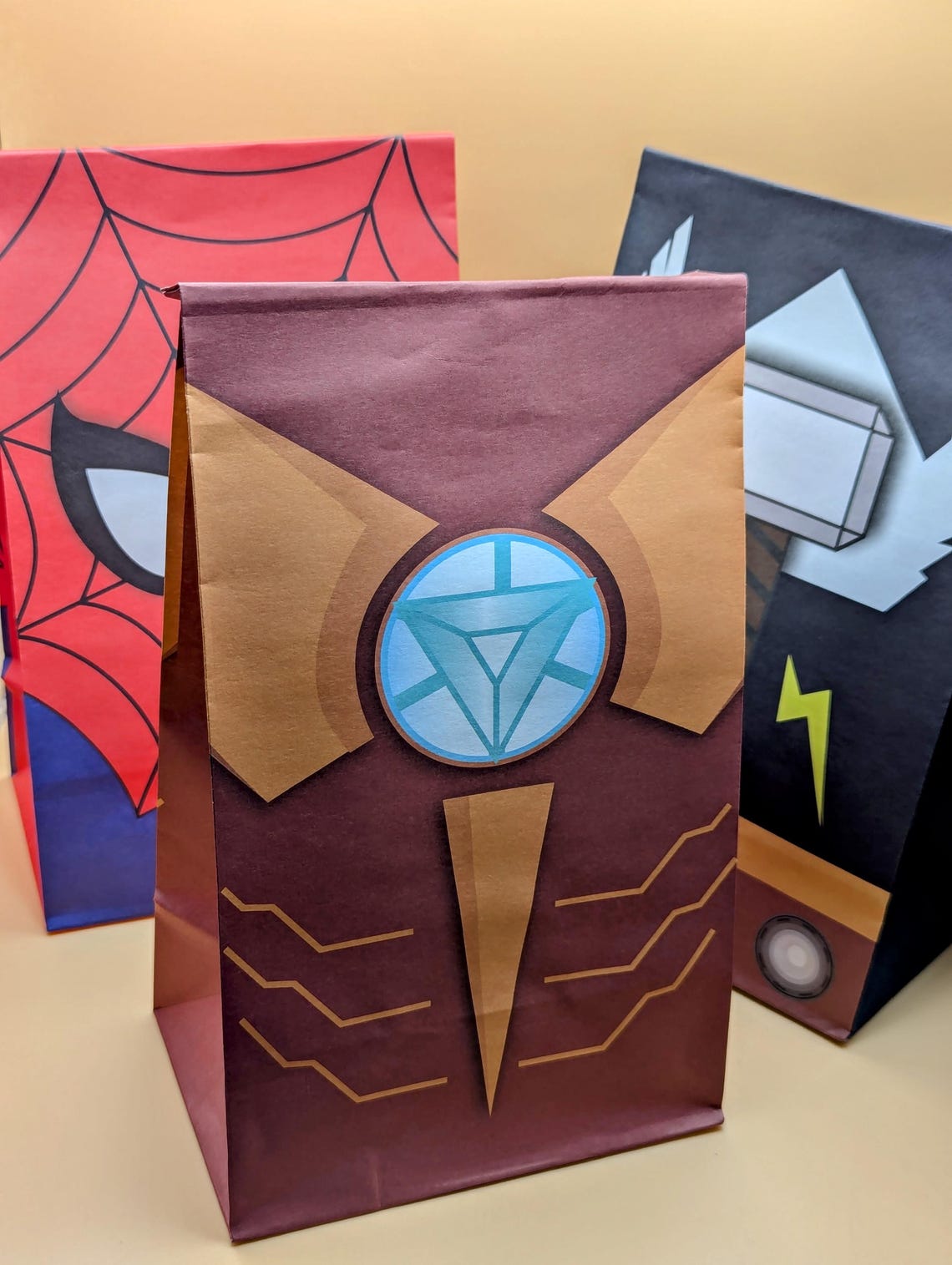 12 Superhero Goodie Bags for Kids' Parties | Return Gifts - Etsy