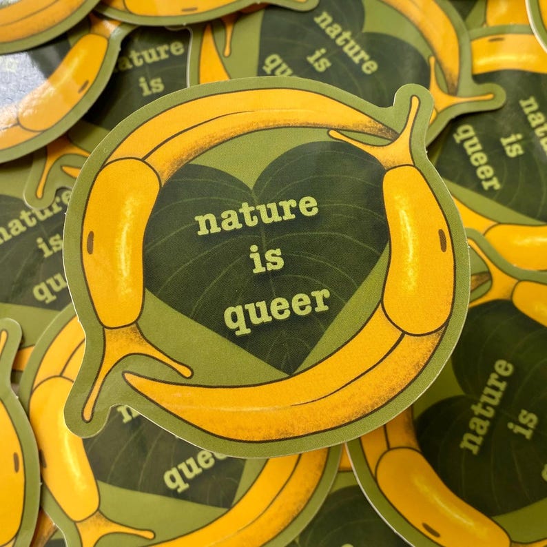 Nature is Queer Sticker - Etsy