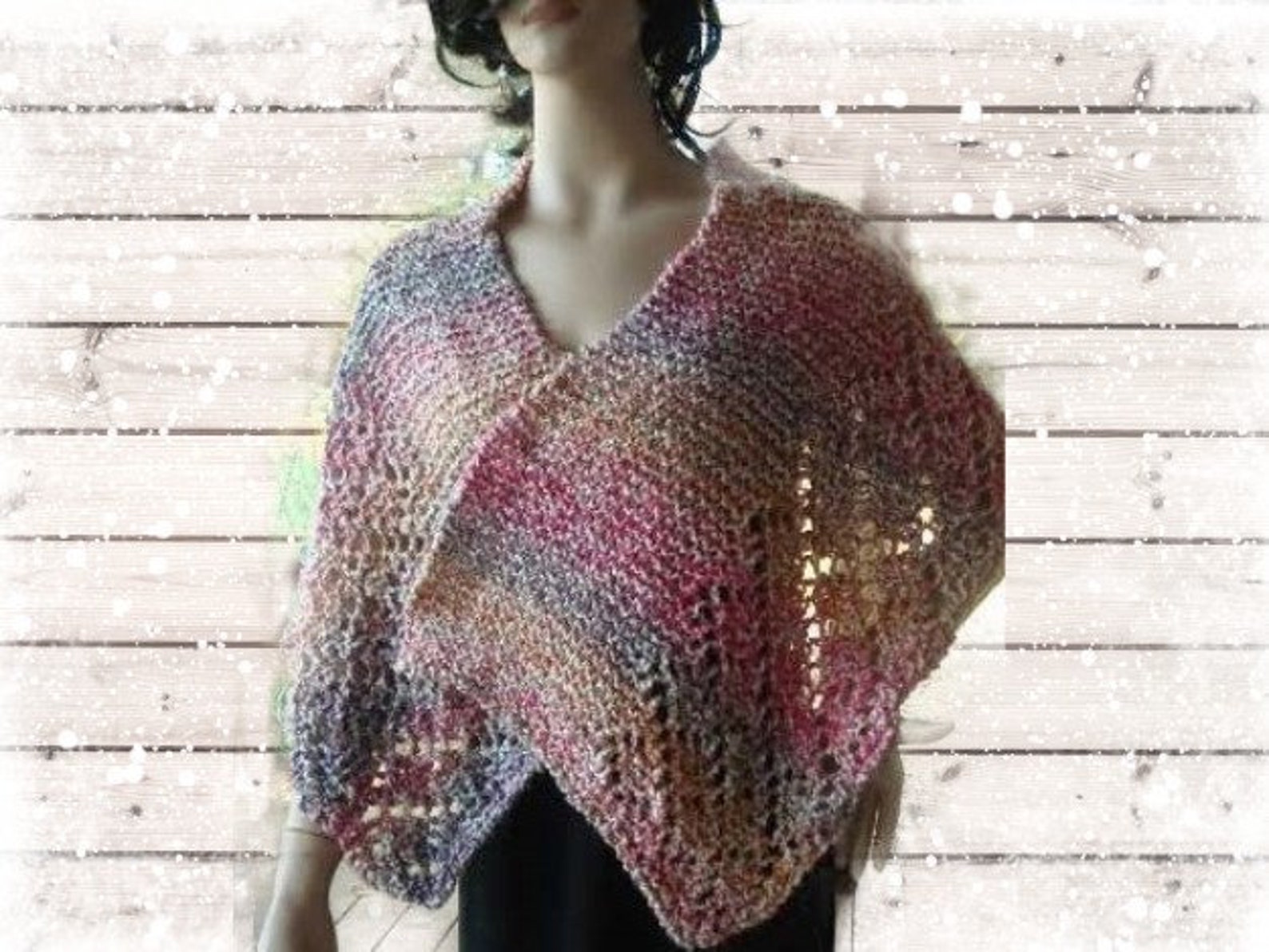 Soft Shoulder Shawl Knitting Pattern, Wrap, Download, Digital Patter ...