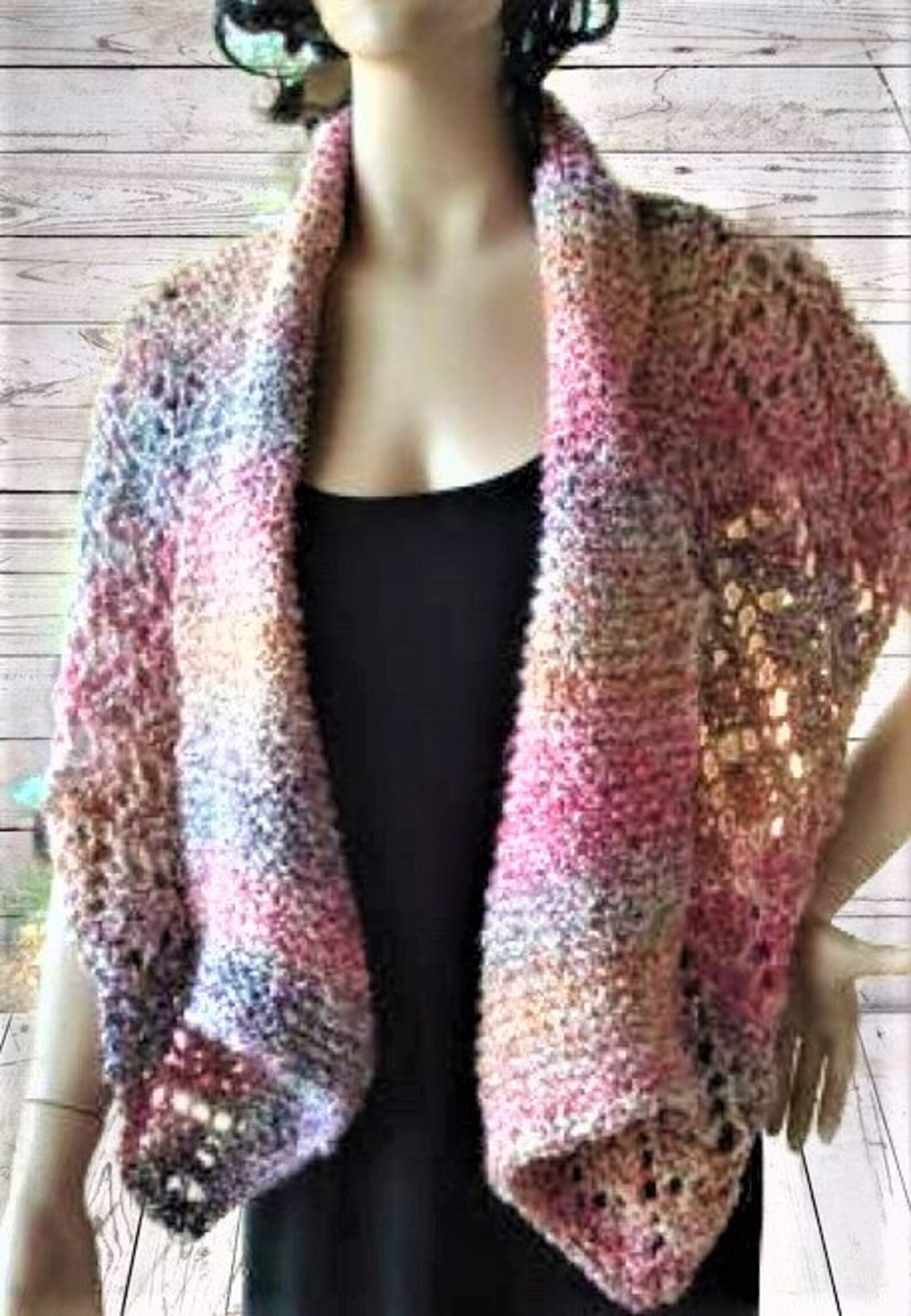Soft Shoulder Shawl Knitting Pattern, Wrap, Download, Digital Patter ...