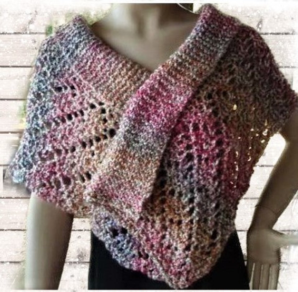 Soft Shoulder Shawl Knitting Pattern, Wrap, Download, Digital Patter ...
