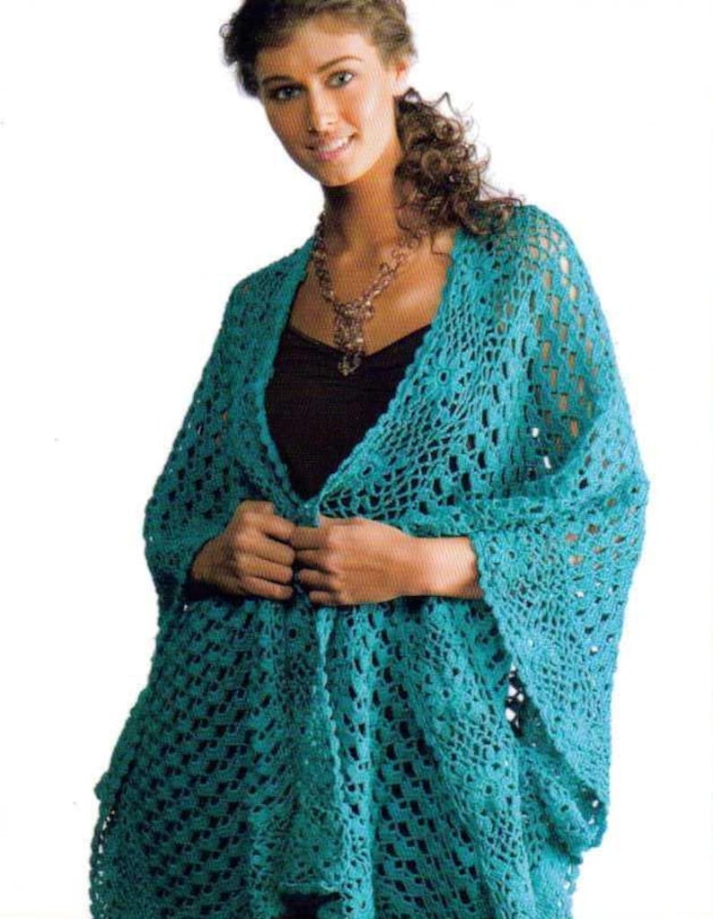 Indispensable Ruana Crochet Pattern, PDF, Digital, DIY, Cape, Poncho ...