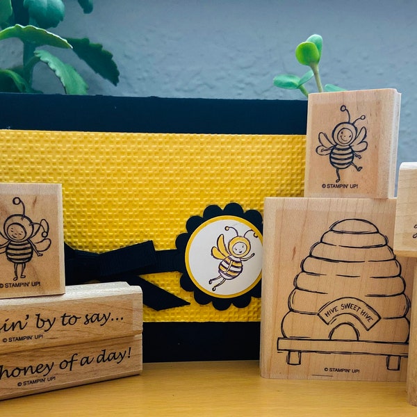 Bee Rubber Stamp - Etsy