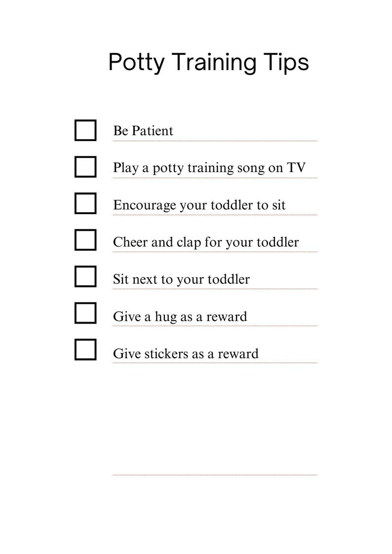 Potty Training Bundle - Etsy