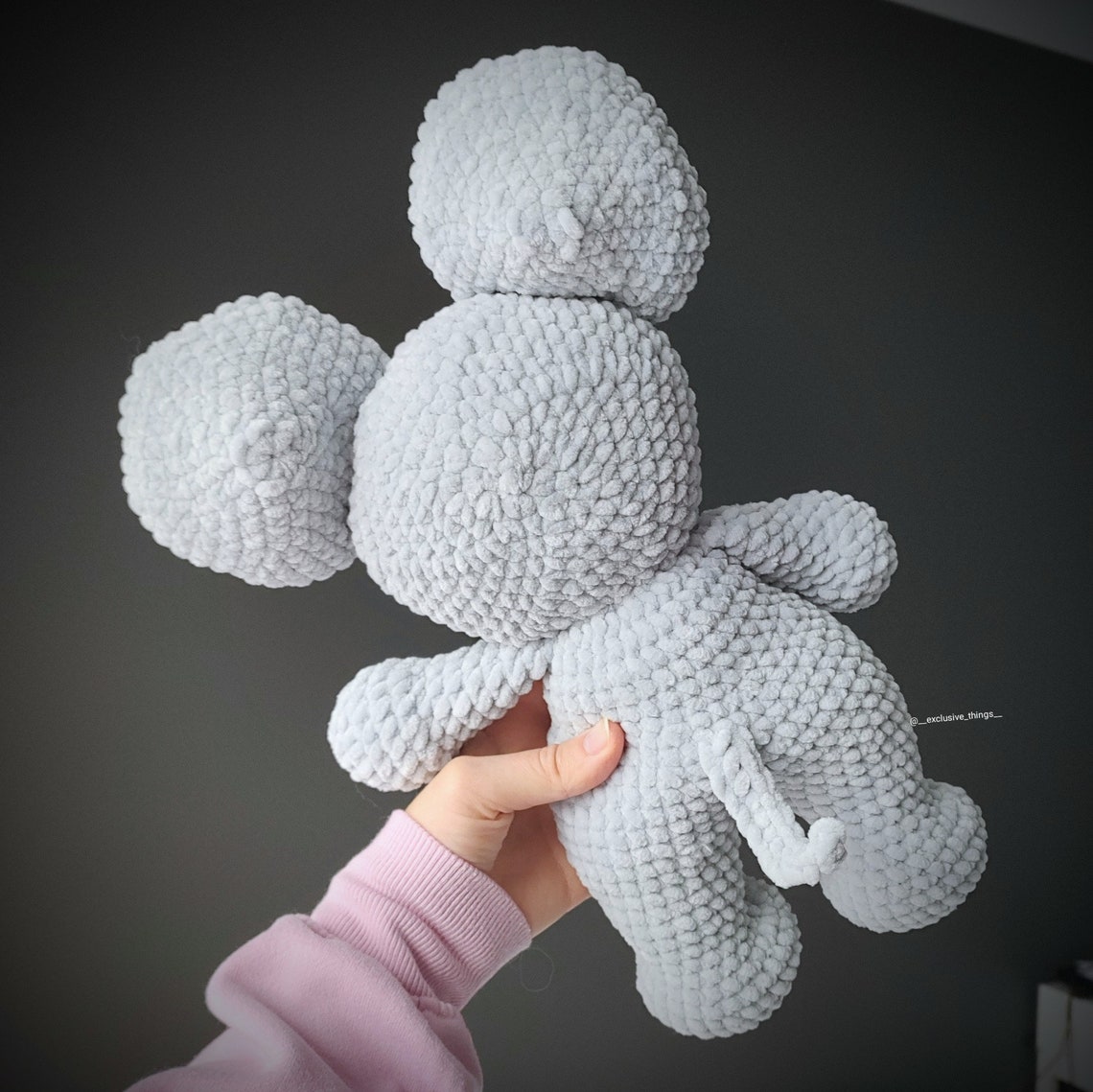 Crochet Mouse Toy Handmade Plush Toy for Kids and Adults. Stuffed ...