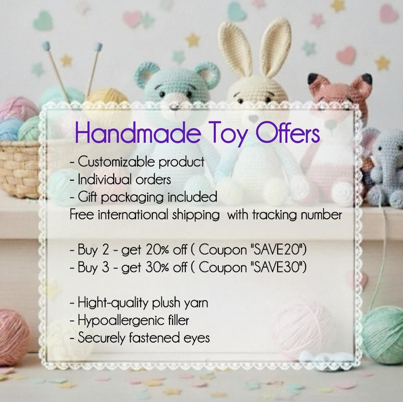 Christmas Crochet Santa Bear Velvet Amigurumi Stuffed Animal Plush Xmas ...