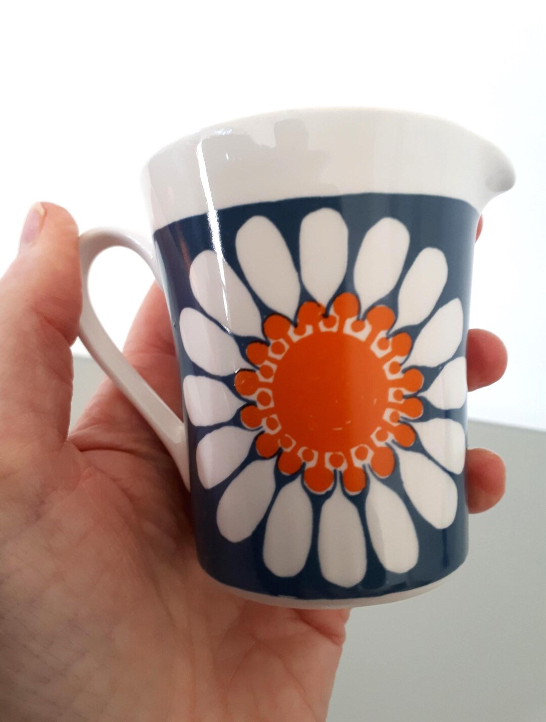 Marilynsjunkyard- SMALL Figgjo Flint 'daisy' Turi Design Creamer, Small ...
