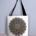 Mandala Design Tote Bag Beautiful Art Tote Bag Gift Meditation Bag ...