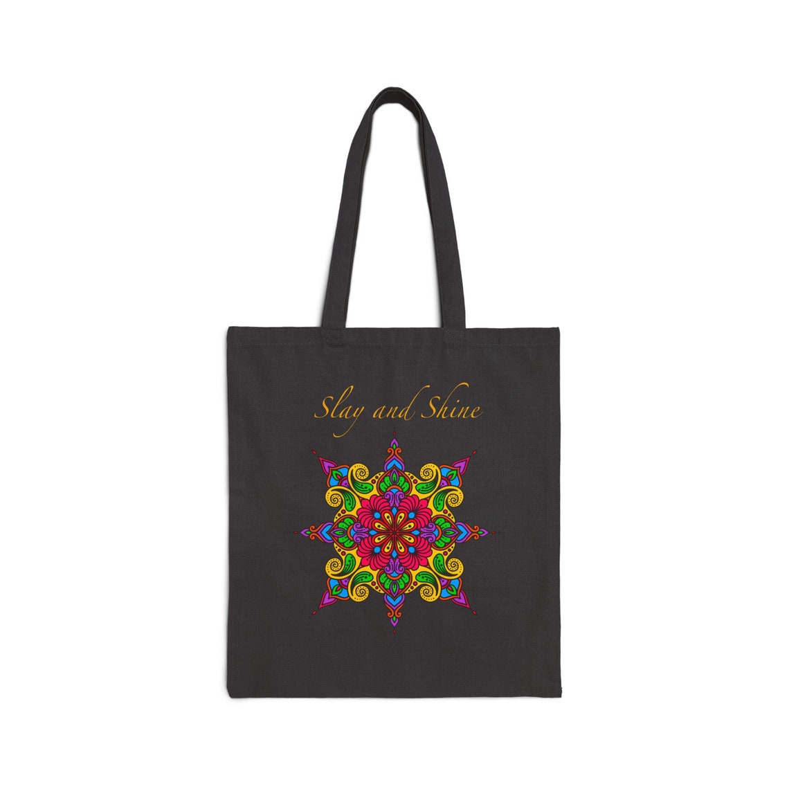 Slay and Shine Tote Bag for Women Mandala Art Tote Bag Gifts for Zen ...