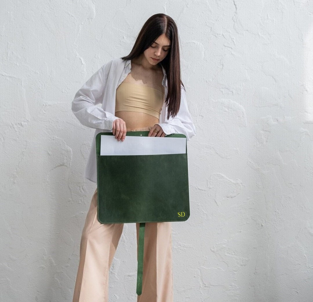 File Organizer Bag, Document Holder A4, Paper Document Case, Leather ...