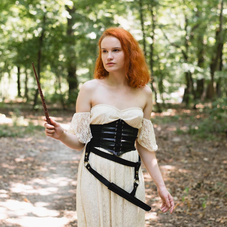 Witch Wand Holder, Wand Belt Holder, Leather Wand Holder, Leather Wand ...