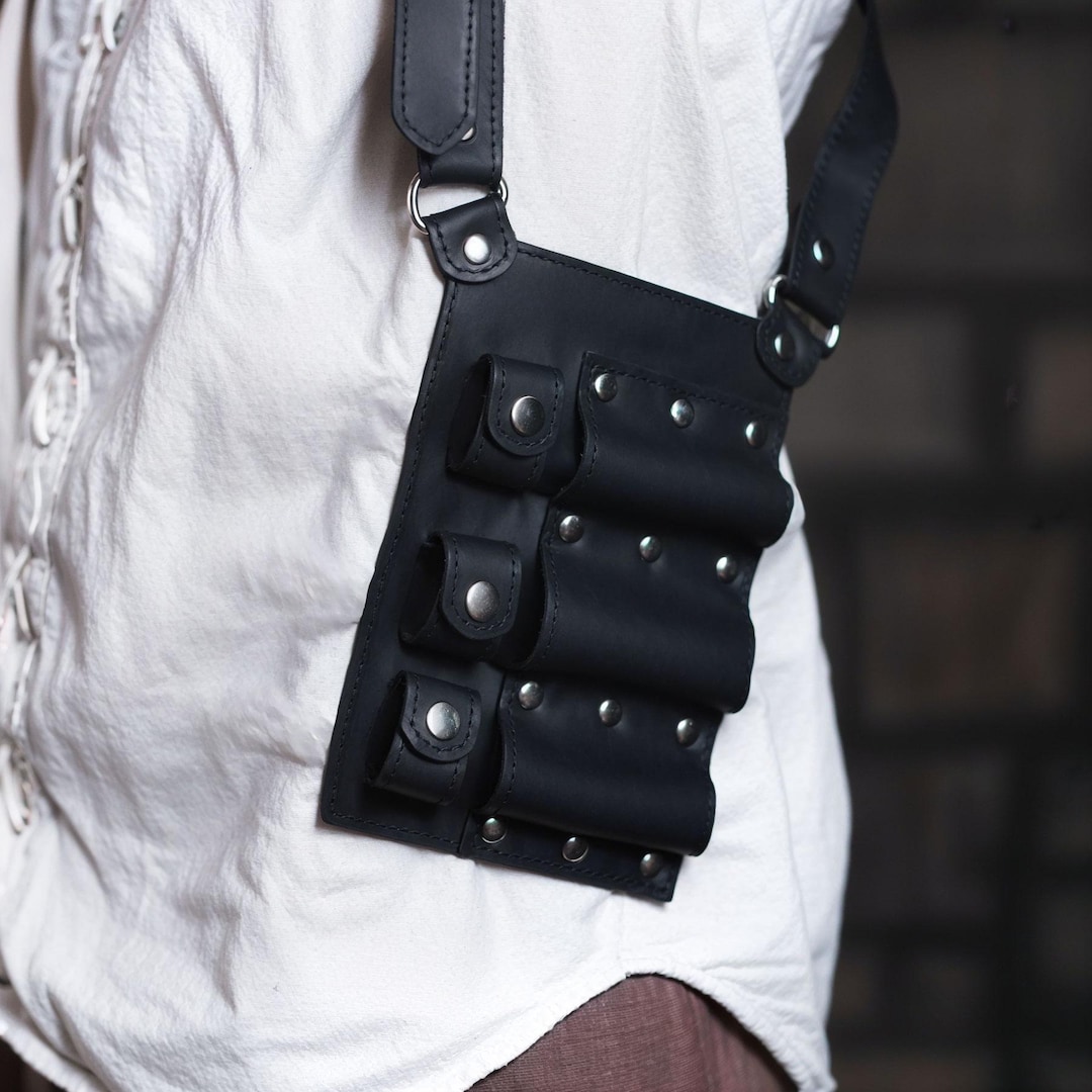 Larp Throwing Knives Underarm Rig, Throwing Knife Holder, Throwing ...