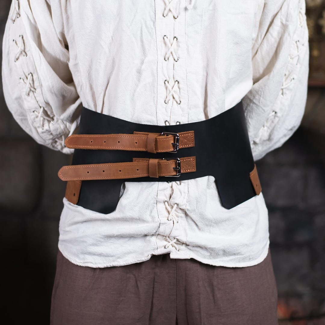 Medieval Chausses Belt, Leather Chausses Belt, Larp Chausses Belt, Medieval Leather Belt ...