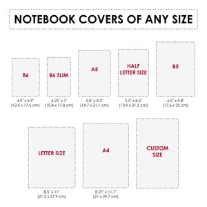 Personalized A5 Leather Notebook Cover, Leather Journal Notebook, A5 ...