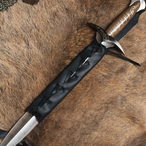 Back Sword Sheath, Leather Sword Belt, Larp Sword Holder, Leather Back ...