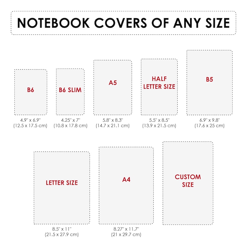 Personalized Notepad Cover, Custom Notebook Cover, Leather Journal ...