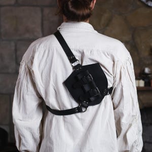 Sword Holder for Back, Leather Back Scabbard, Leather Longsword ...