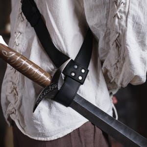 Pirate Sword Baldric, Leather Sword Baldric, Pirate Baldric Leather ...