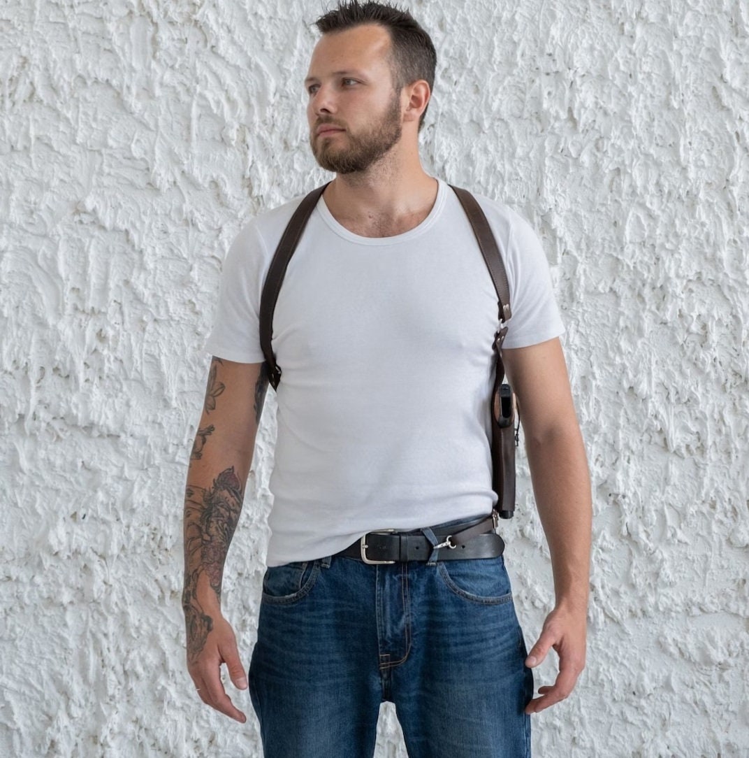 Leather Revolver Cover, Leather Revolver Belt, Leather Cowboy Holster ...