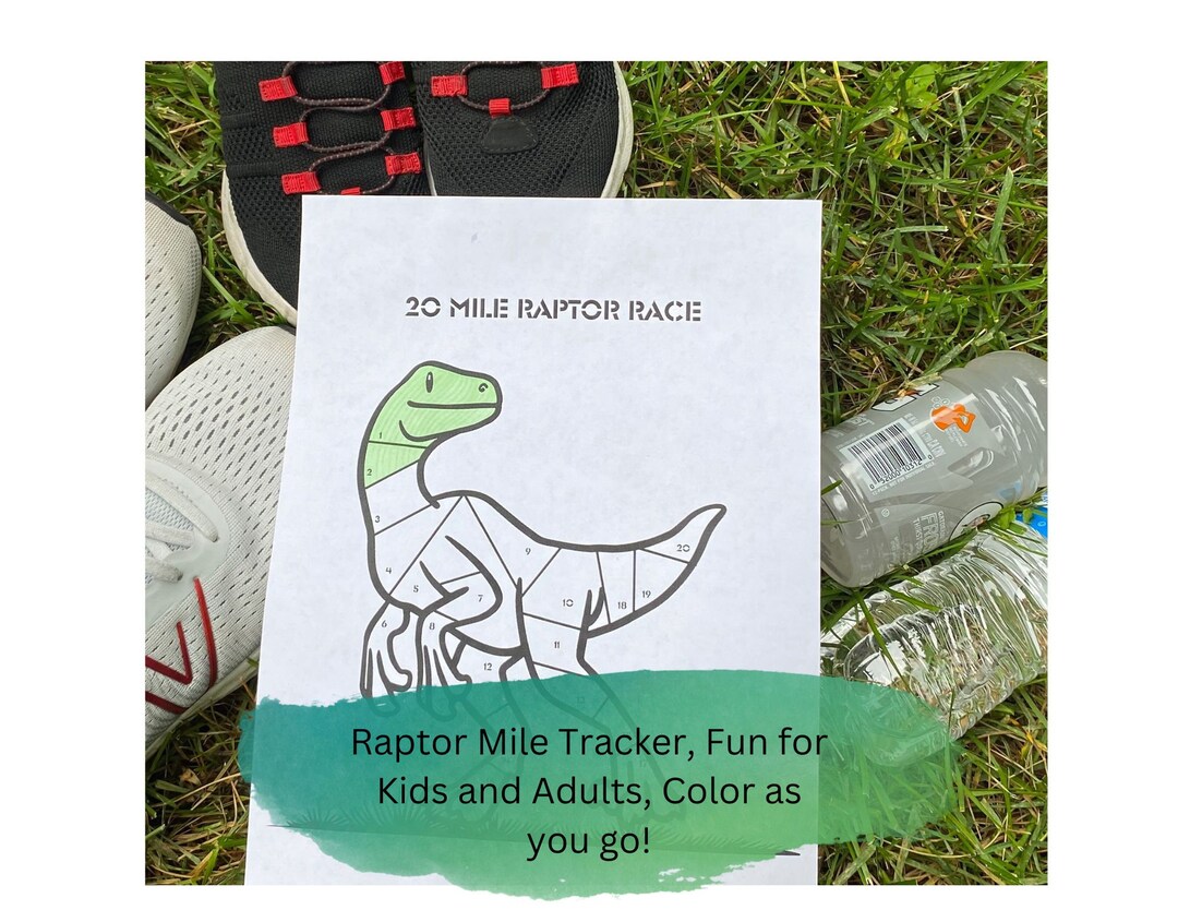 Fun Raptor Mile Tracker Makes Hitting Your Goal Fun for You and the ...
