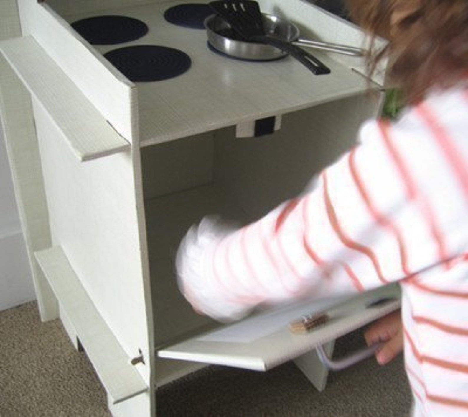 Build a Cardboard Play Kitchen - Etsy
