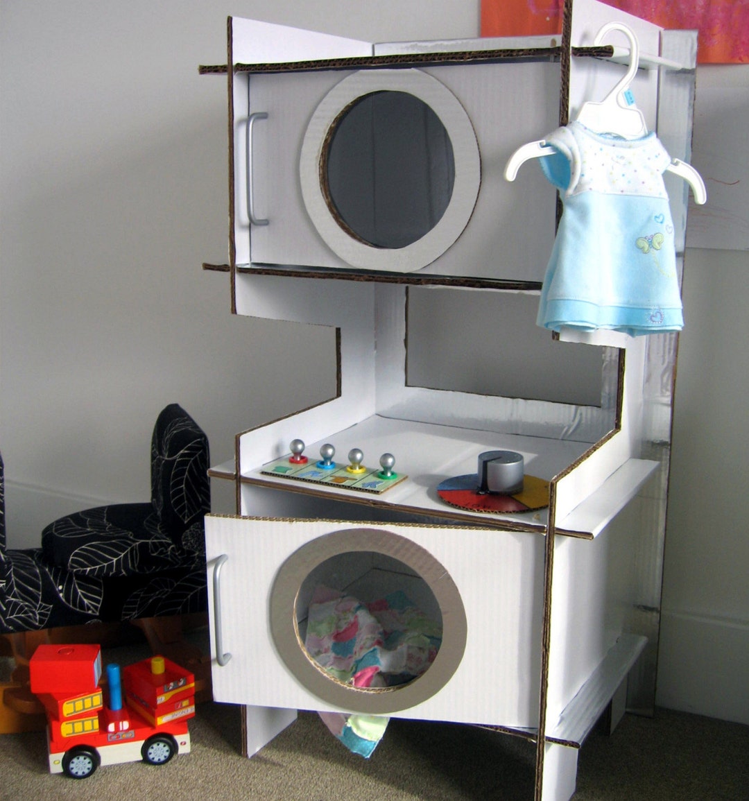 Build a Cardboard Play Washer and Dryer - Etsy