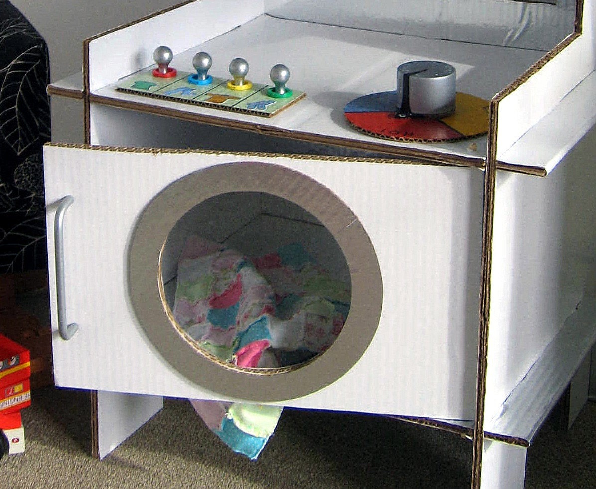 Build a Cardboard Play Washer and Dryer - Etsy