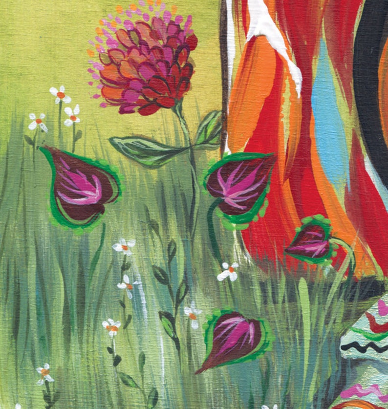 Frida Kahlo Painting in Her Garden PRINT - Etsy