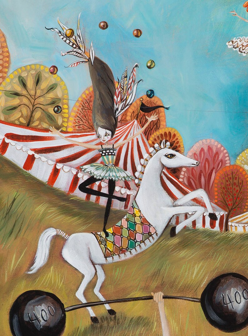 Circus Performers, Fortune Teller, Strong Man, Tight Rope Walker, Horse ...