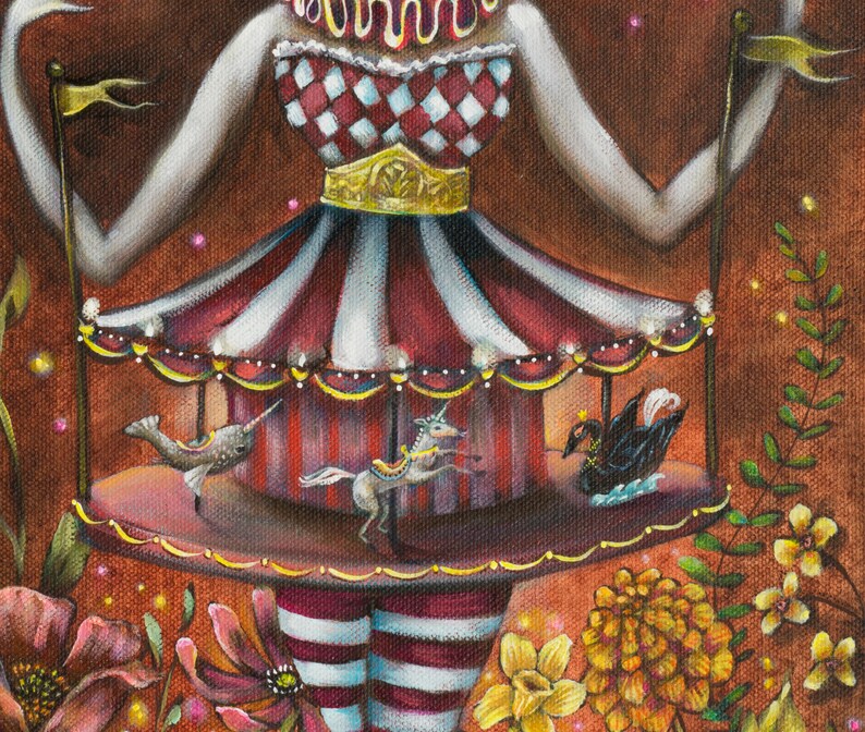Carousel, Carnival, Unicorn, Narwhal, Black Swan, Circus Girl ...