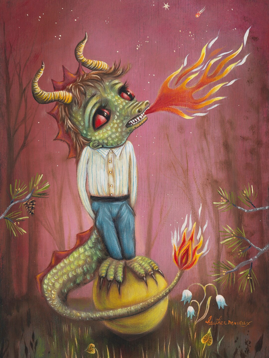 Carnival Art, Vintage Circus Art, Vintage Freak Show Art, Dragon Art ...