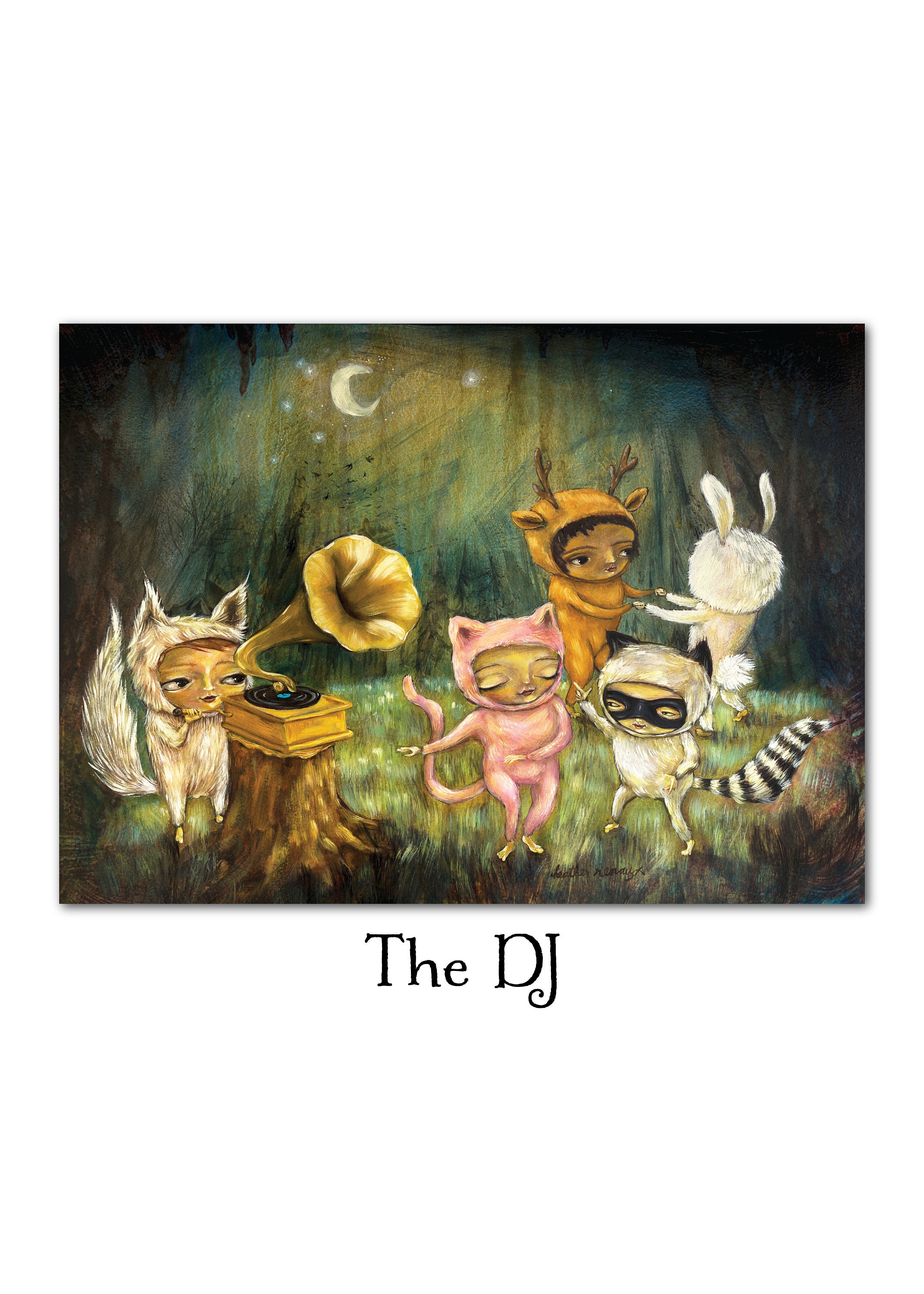 Mini Prints Set of 5, Art Postcard Gift Set, 5x7 Art Prints, Baby ...