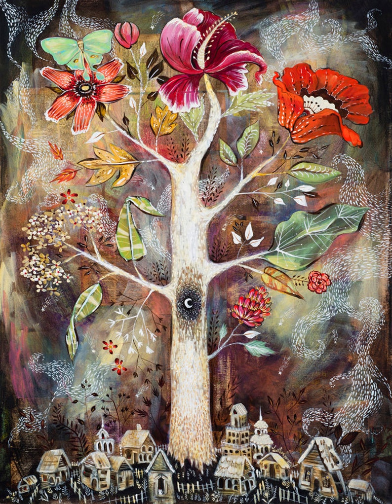 Inspirational Nature Tree Wall Art. Nature Art Landscape Art - Etsy ...