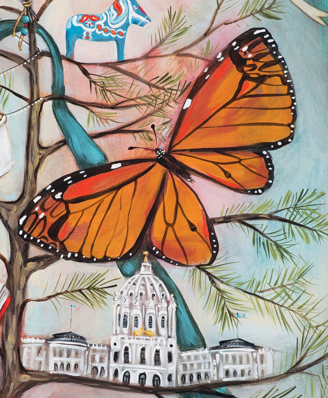 Minnesota State Tree, State of Minnesota by Heather Renaux - Etsy