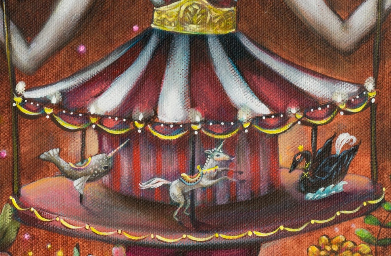 Carousel, Carnival, Unicorn, Narwhal, Black Swan, Circus Girl ...