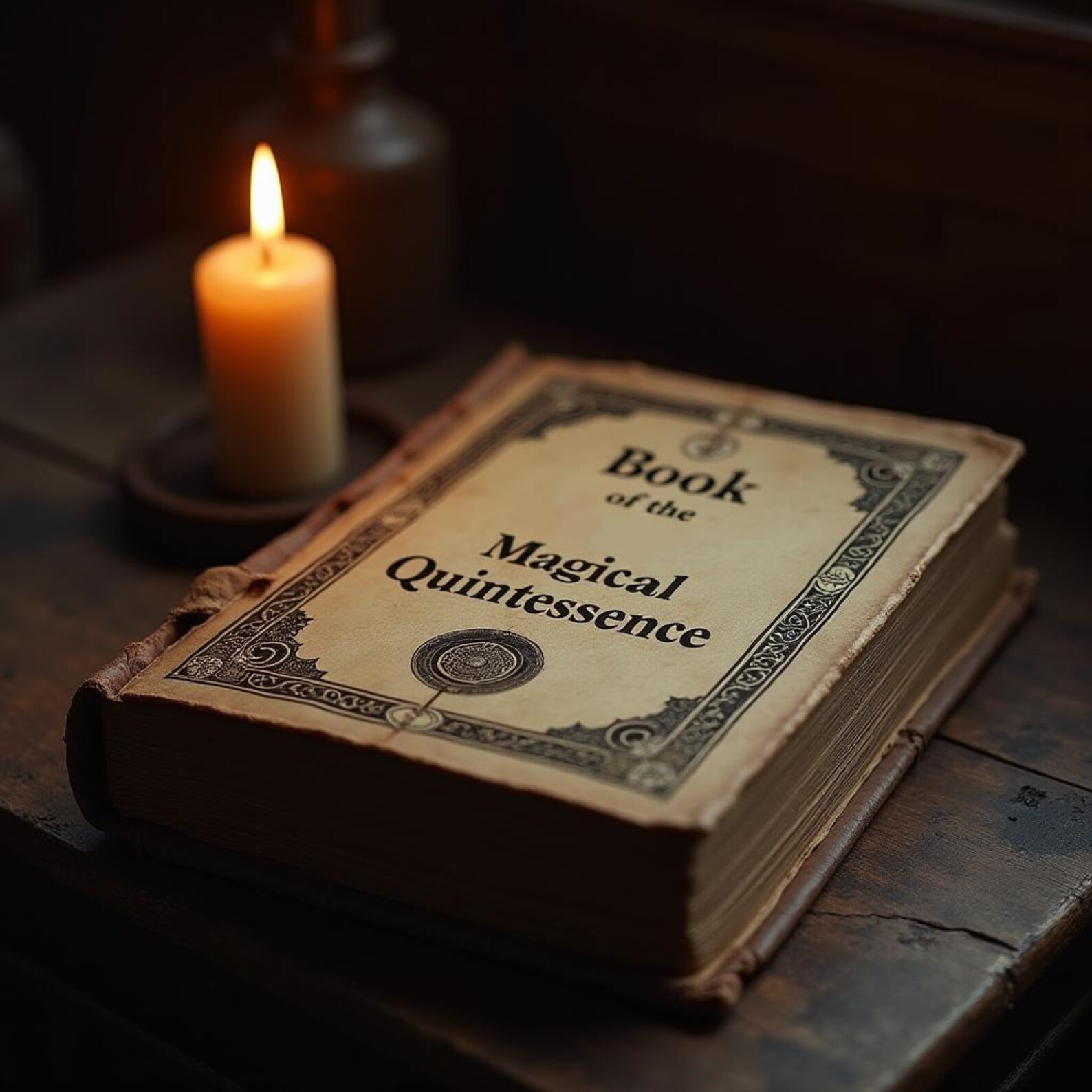 Occult Grimoire Book | Book of the Magical Quintessence | Witchcraft ...