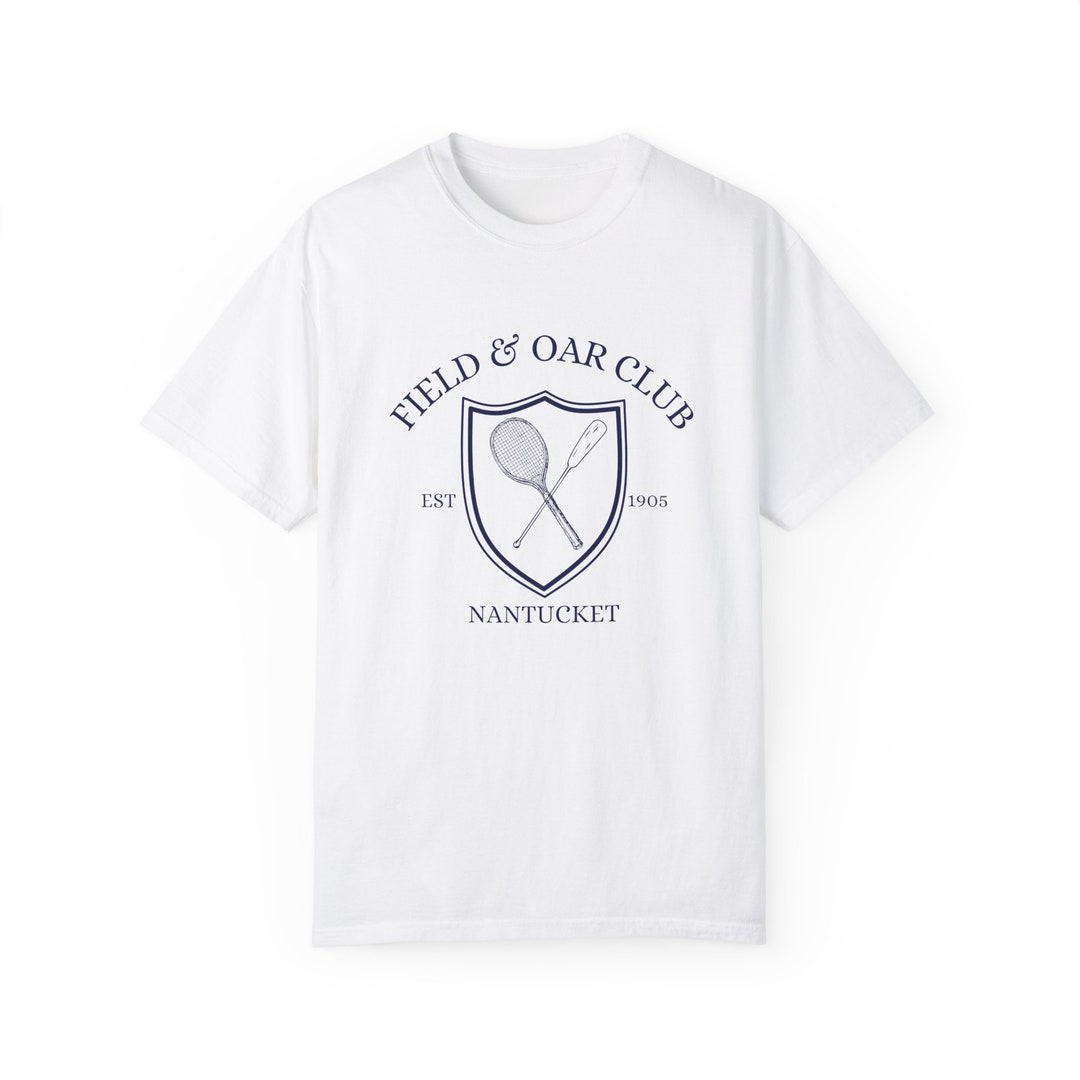 Nantucket Field & Oar Club T-shirt; Comfort Colors Tee - Etsy