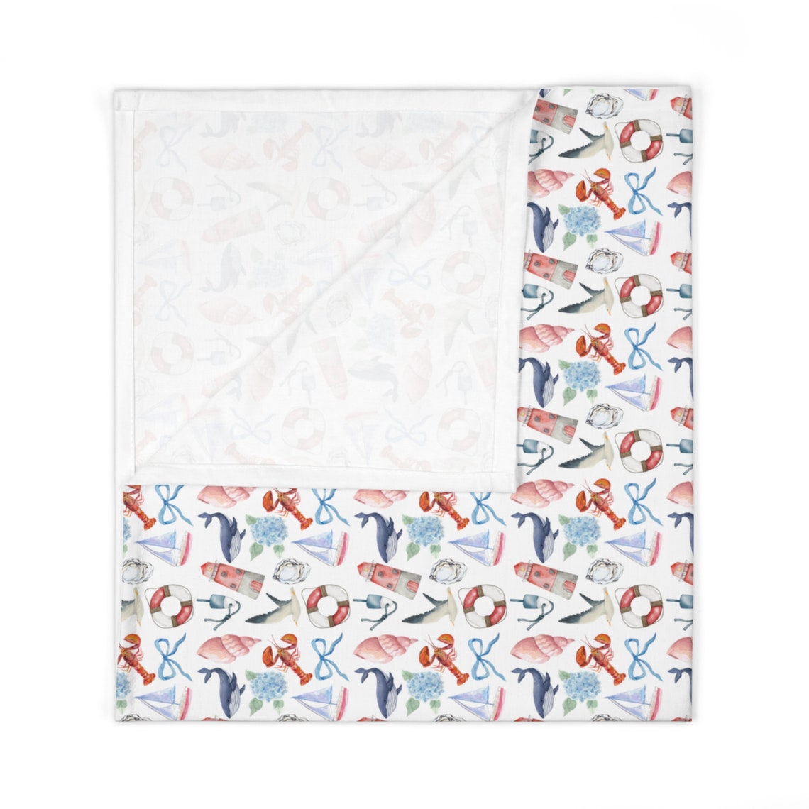 Coastal Coquette Baby Swaddle Blanket *BLANKET ONLY*; New England Baby ...