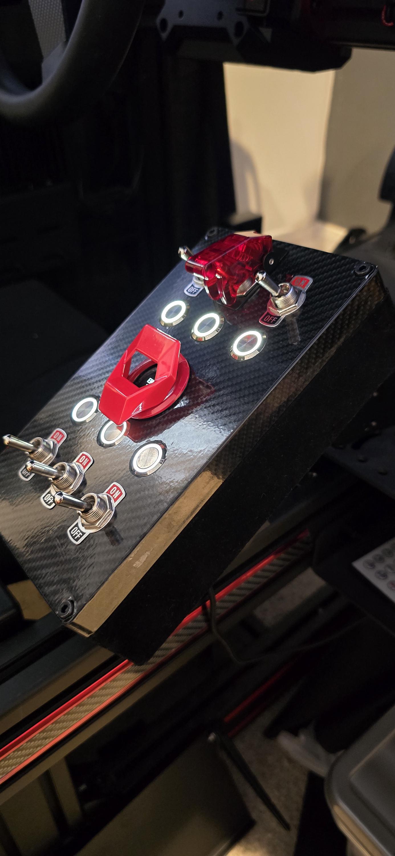 Center Console Button Box, Carbon Fibre Effect - Etsy