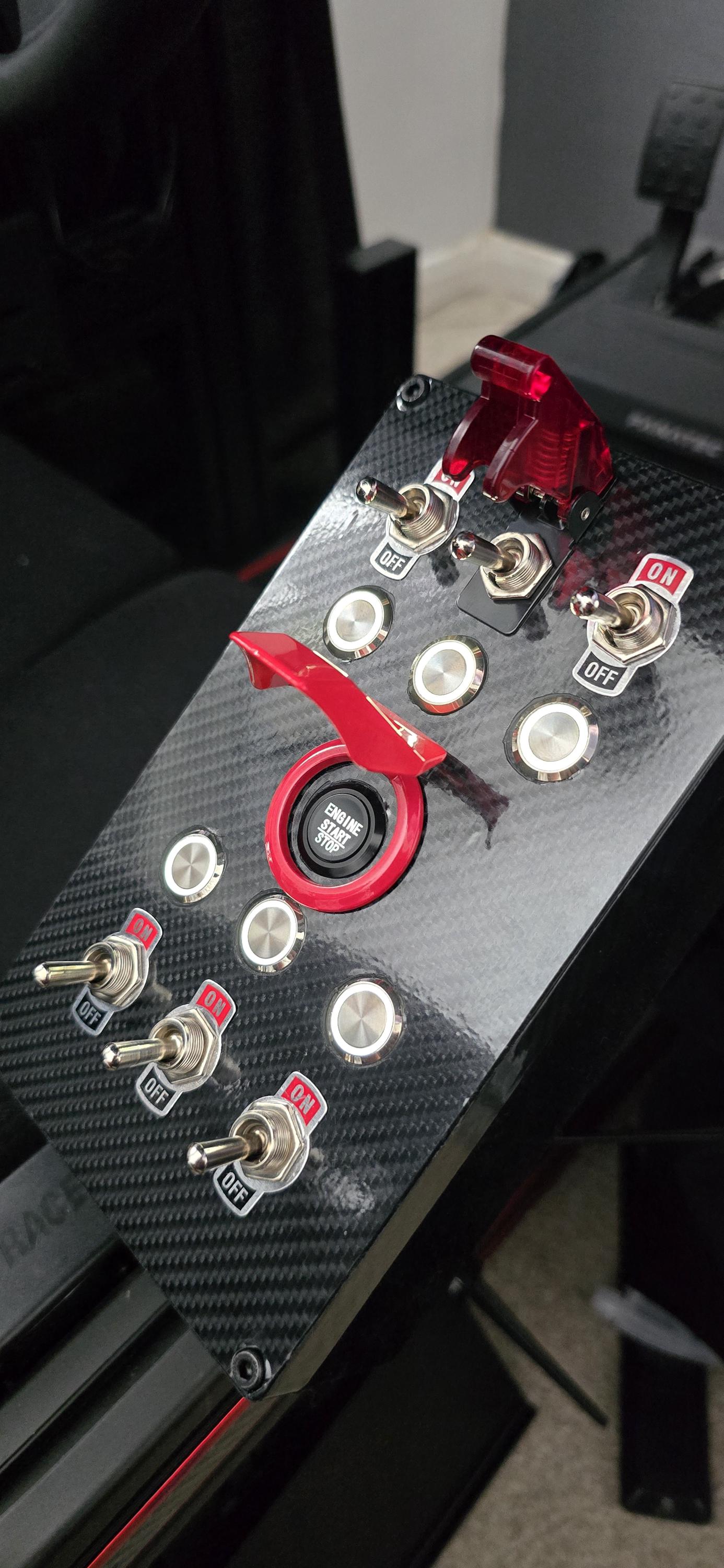 Center Console Button Box, Carbon Fibre Effect - Etsy