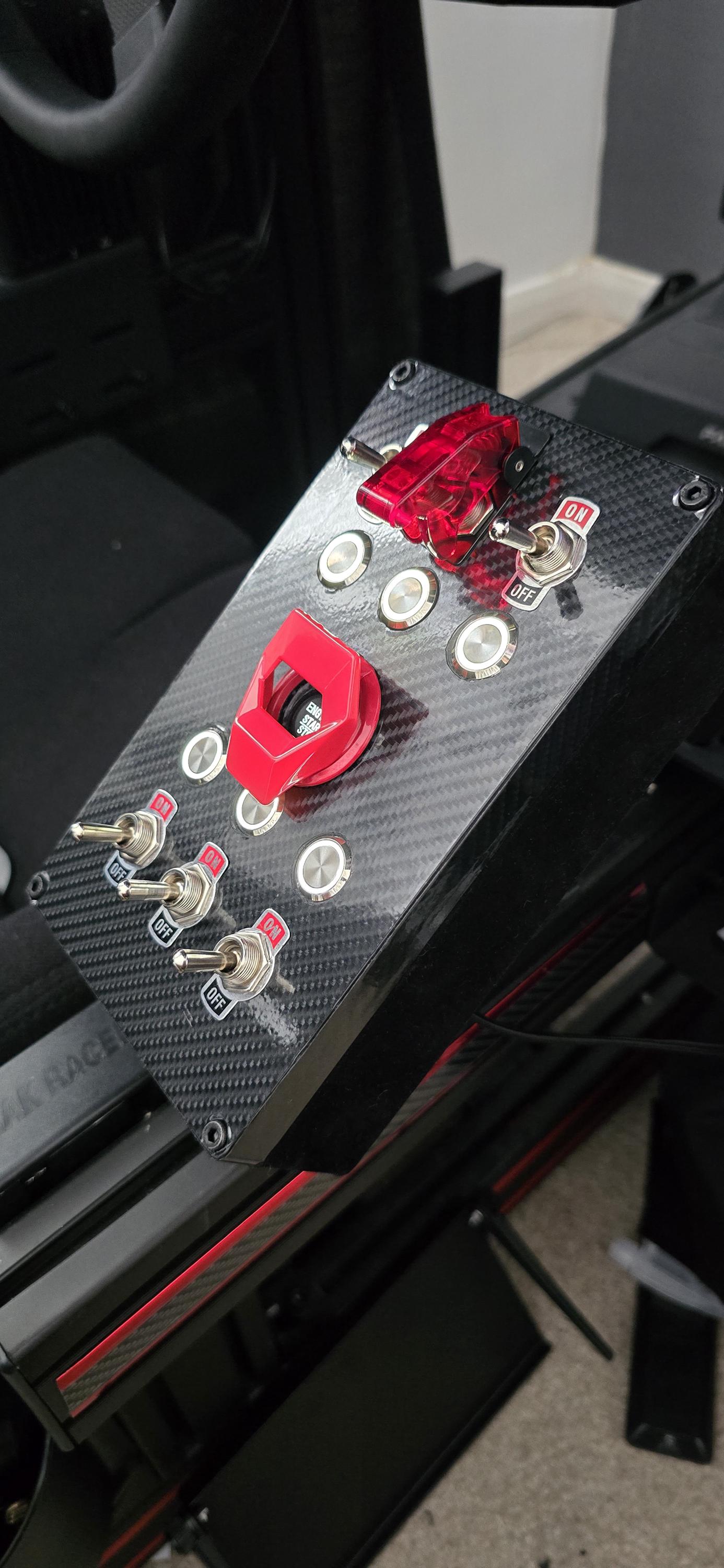 Center Console Button Box, Carbon Fibre Effect - Etsy