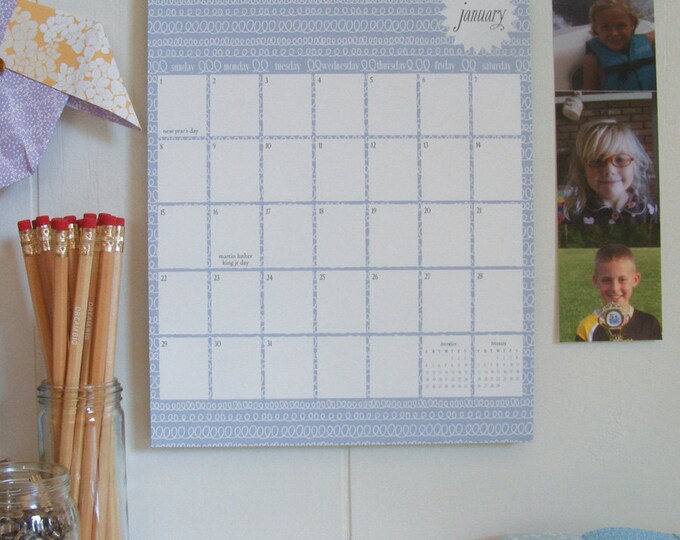 2012 Wall Calendar - Patterns - Etsy
