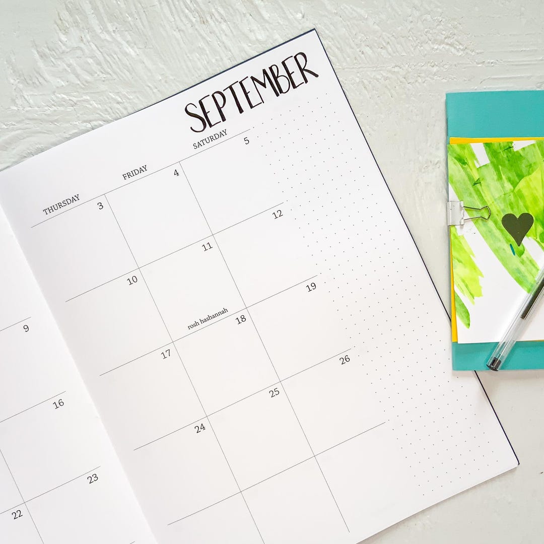 2026 Large Monthly Planner | 2 Pages per Month - Etsy