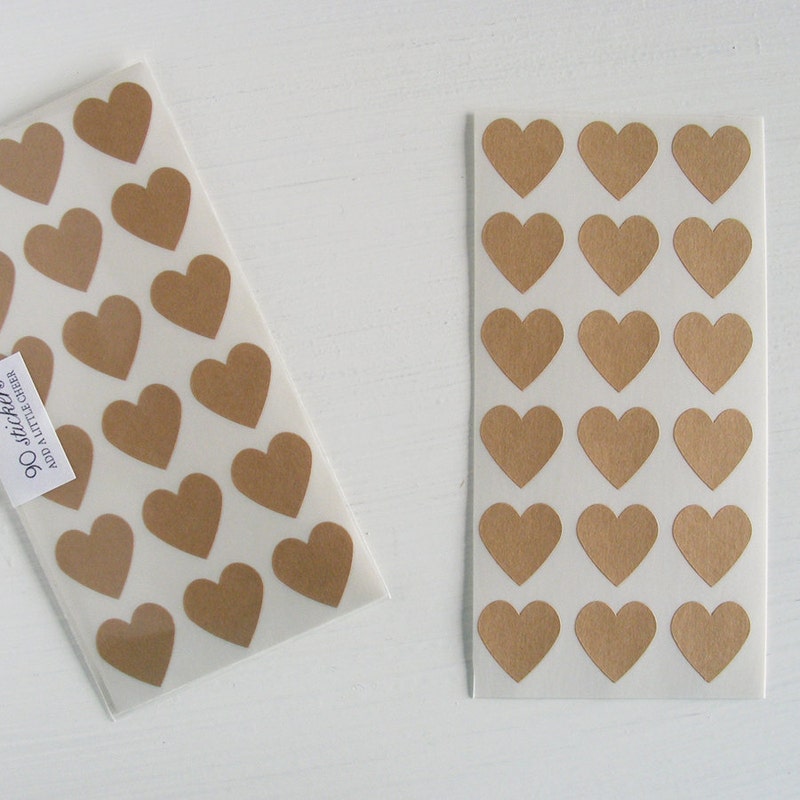 Small Heart Stickers - Etsy