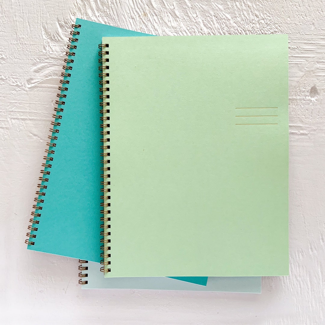 Large Notebooks Set of 3 - Etsy