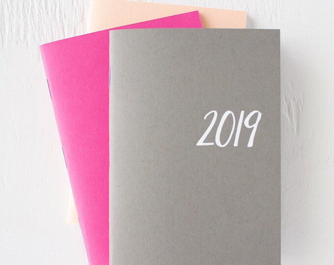 2019 Mini Monthly Planner - Etsy
