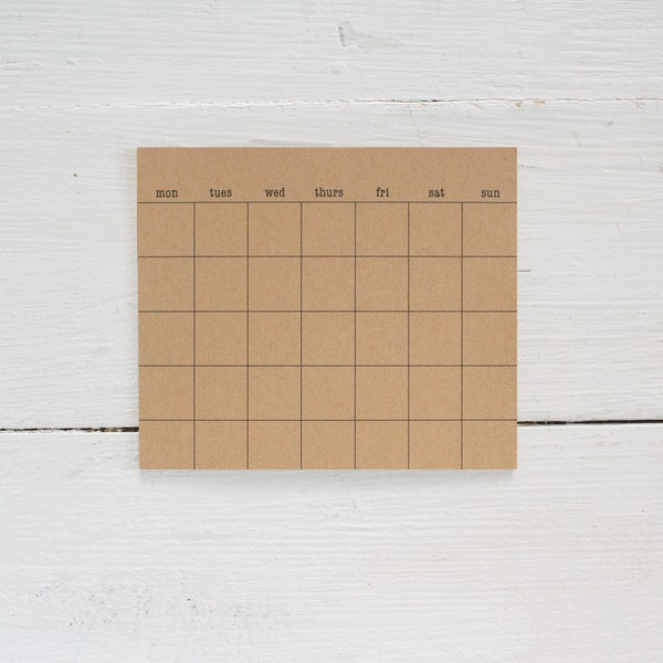 Small Stick Calendars - Etsy