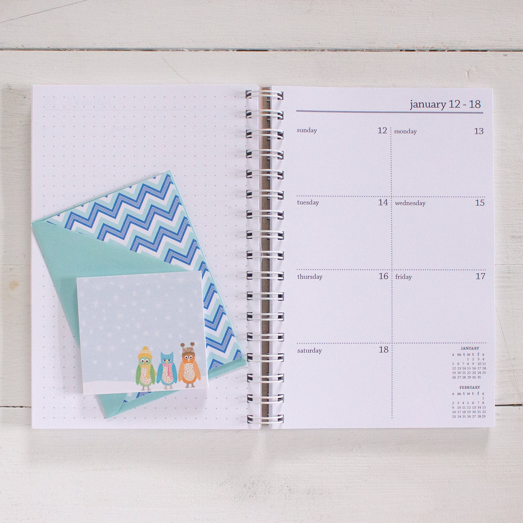 Spiral Weekly Planner Start Any Month | Etsy