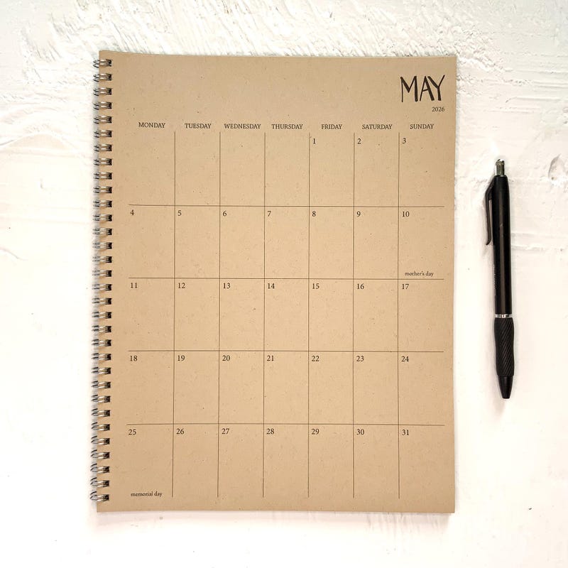 2026 Diary Ring Bound - Etsy